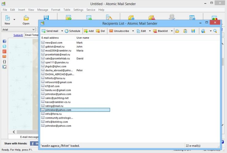 Bulk Email Sender Software – Mass Mailing Service — Massmail Software
