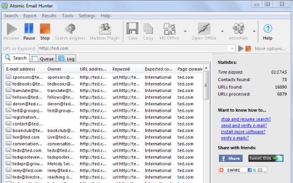 Email Hunter – Find And Extract Any Email Address — Massmail Software