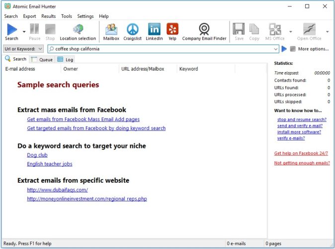 Email Hunter – Find And Extract Any Email Address — Massmail Software