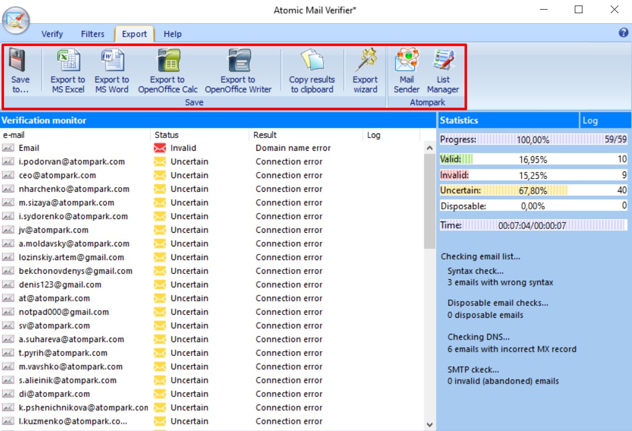 Email Verifier Software — Bulk Email Address Verification Tool ...