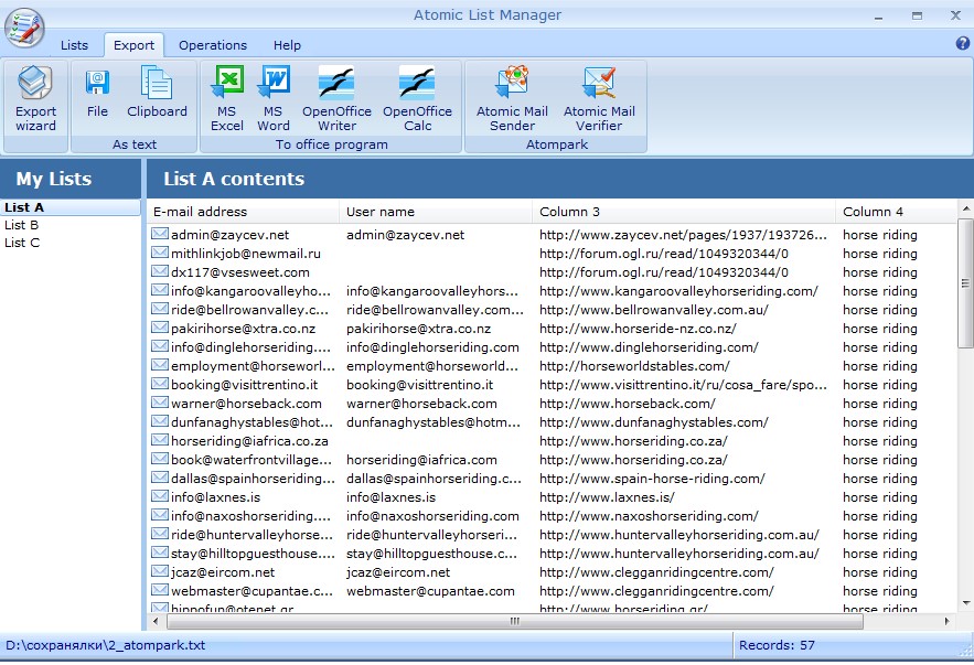 Email List Management Software — Massmail Software